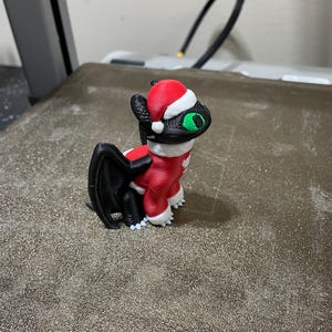 Toothless (christmas Sweater) & Light Fury Desk Ornaments! - Etsy