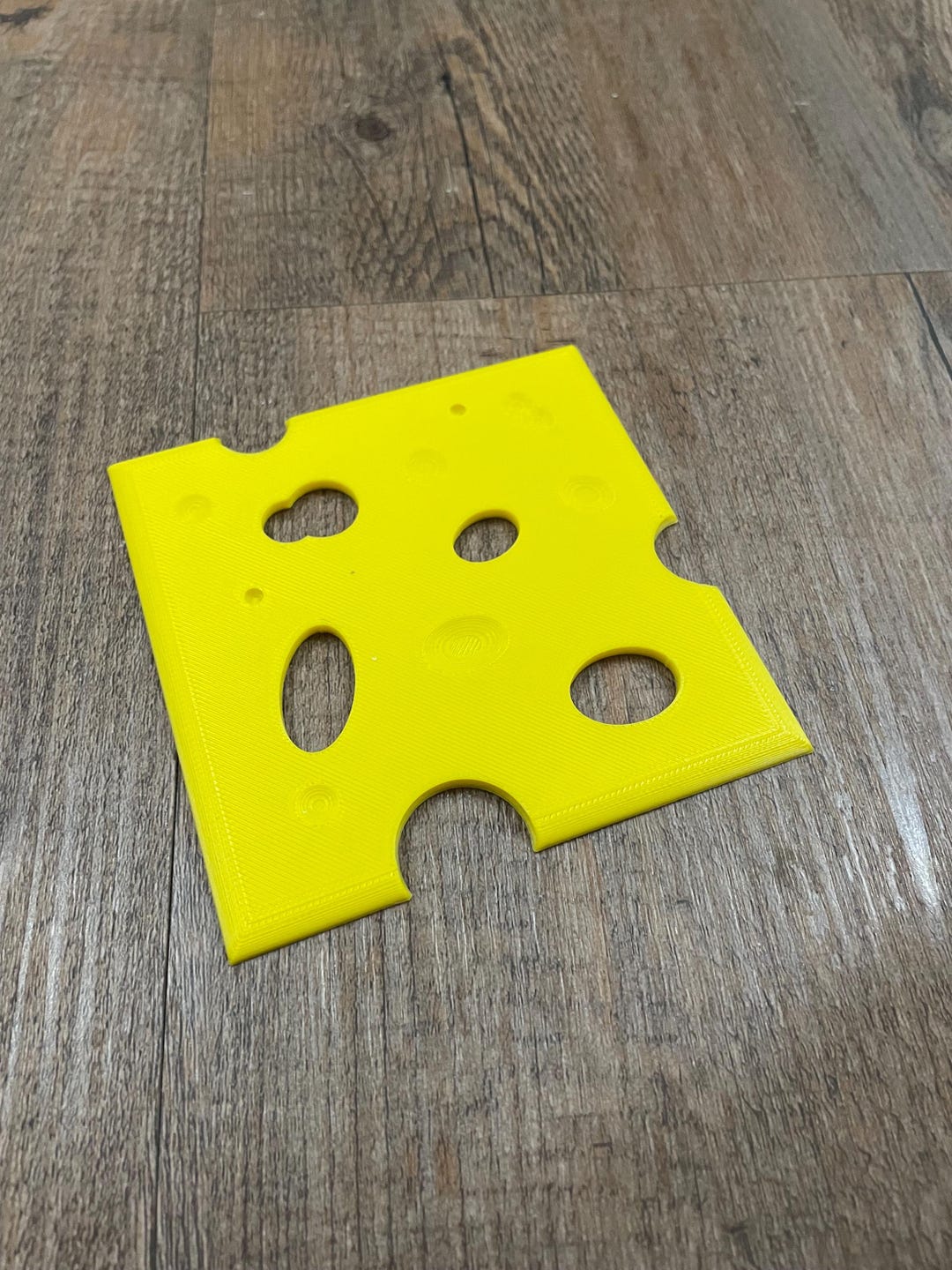 3D Printed Swiss Cheese Coaster 4x4 - Etsy