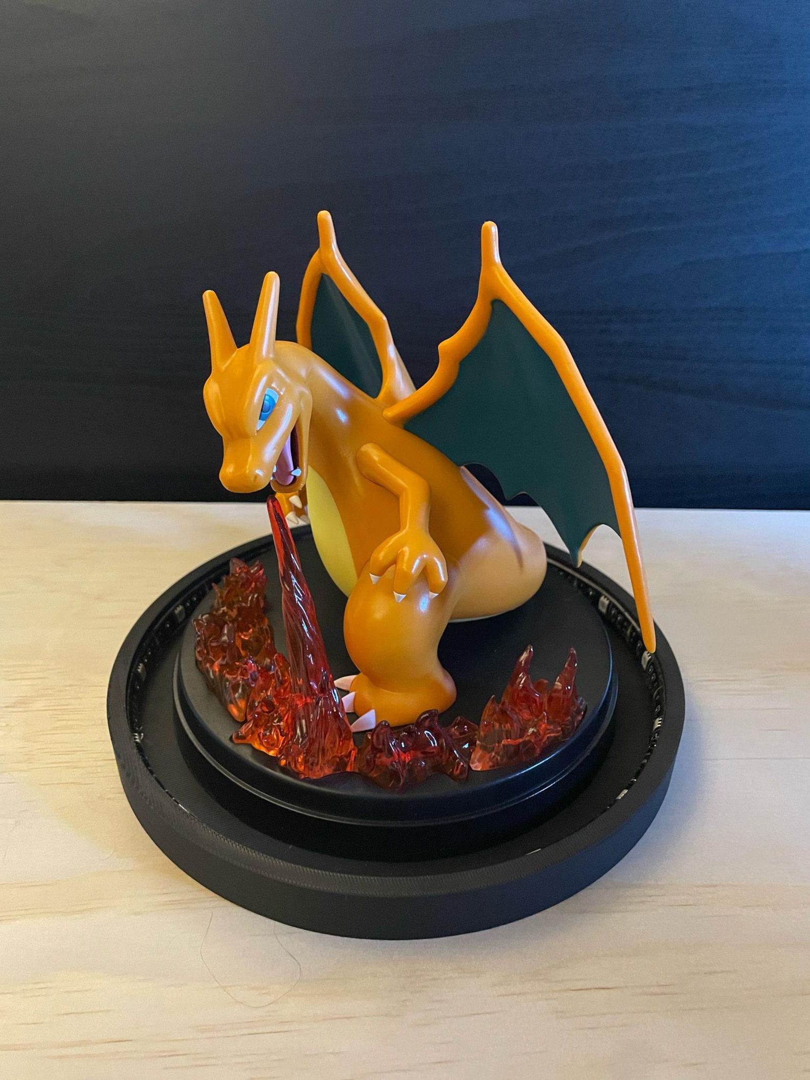 Charizard Statue With 3D RGB Printed Base and Controller! - Etsy