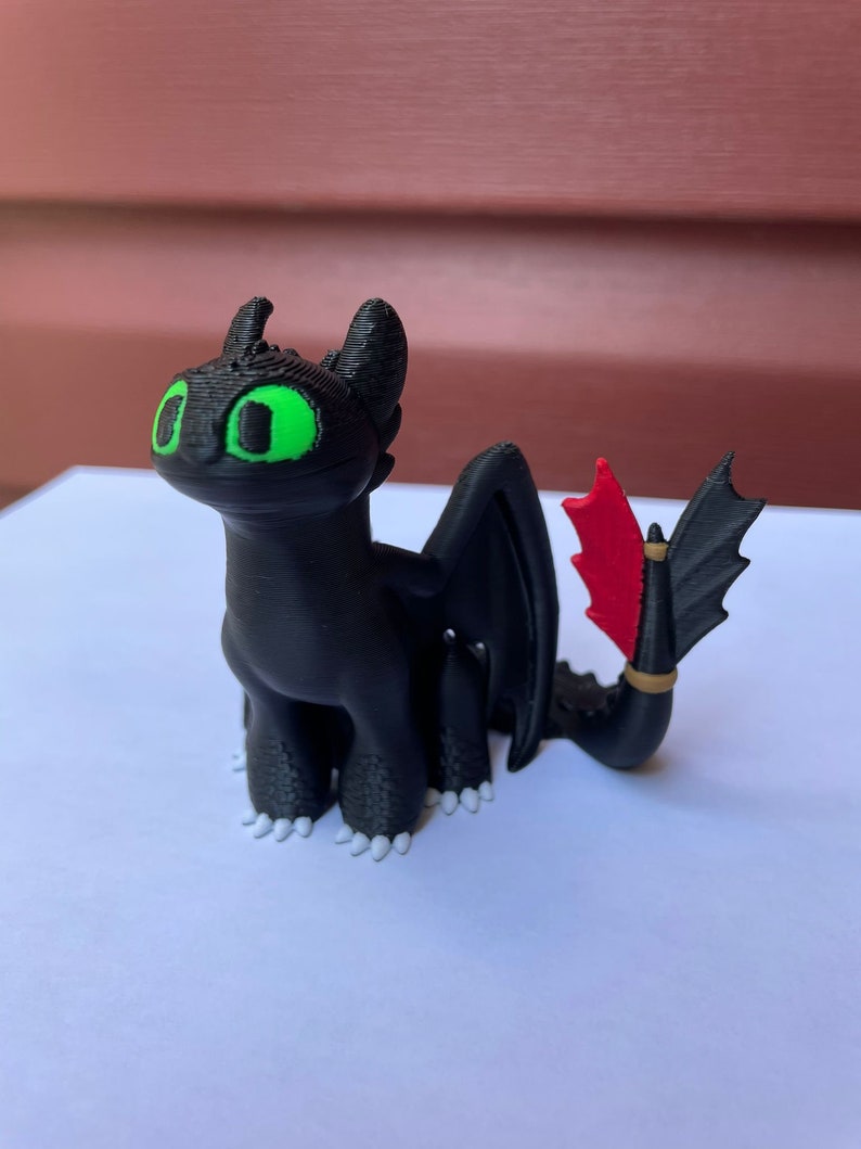 Toothless & Light Fury Desk Toys/ornaments! (reinforced Tails) - Etsy