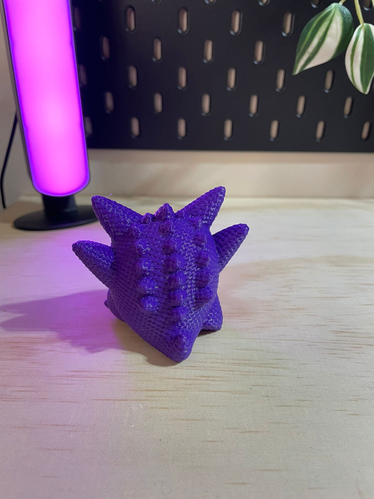 Burlap Spooky Gengar purple Edition - Etsy