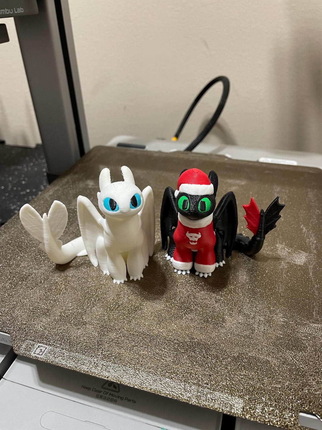 Toothless (christmas Sweater) & Light Fury Desk Ornaments! - Etsy