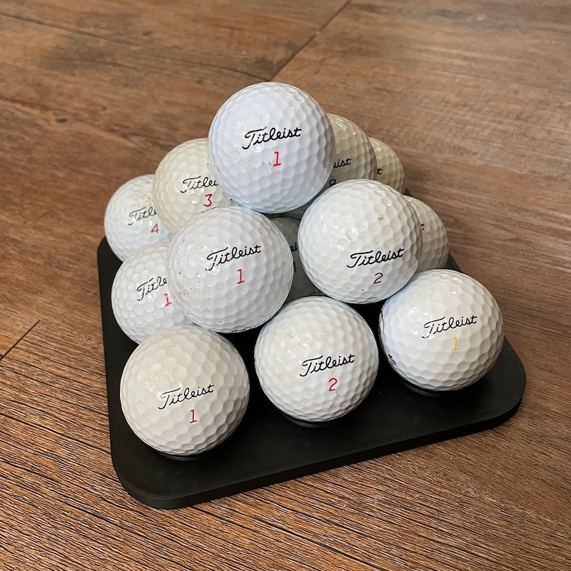 Golf Ball Pyramid Tray - Etsy