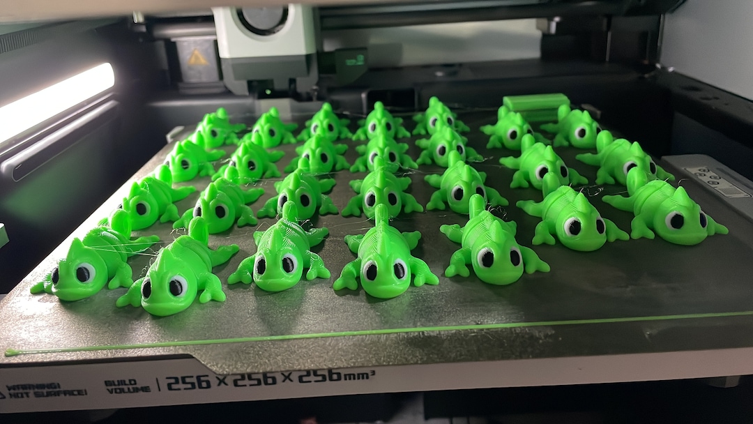 3D Printed Chameleon (tangled “pascal”) - Etsy