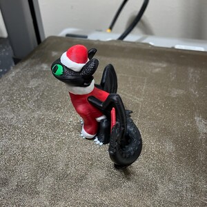 Toothless (christmas Sweater) & Light Fury Desk Ornaments! - Etsy