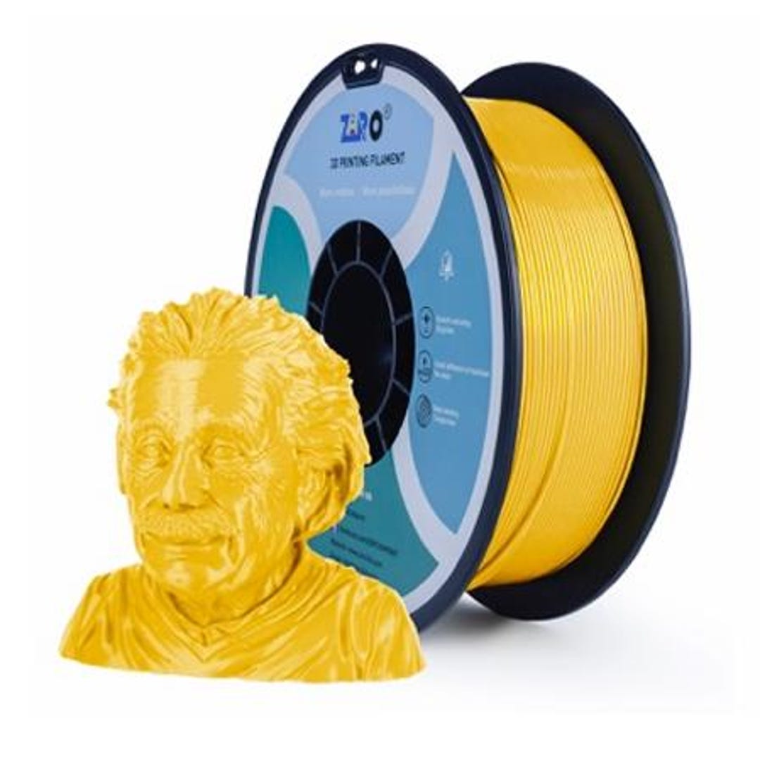 Metallic Gold PLA Pro - Ziro 3D Printing Filament - 1.75mm, 1kg Rolls ...