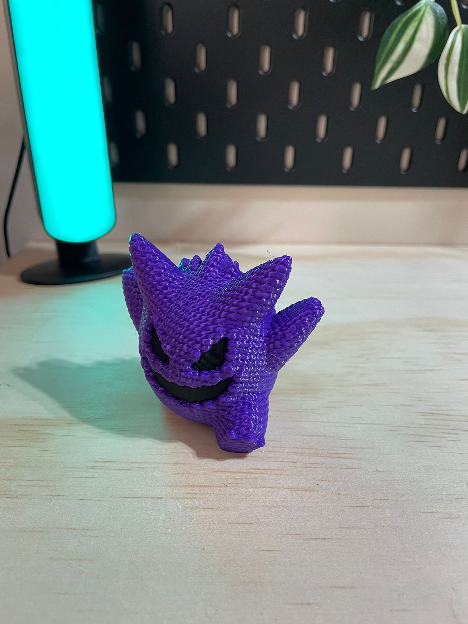 Burlap Spooky Gengar purple Edition - Etsy
