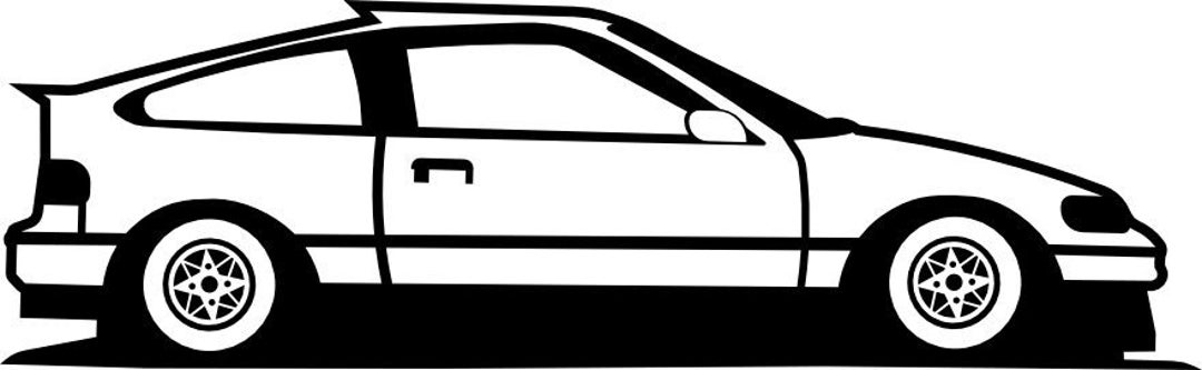 Honda CRX Decal | Spoon | JDM Sticker - Etsy