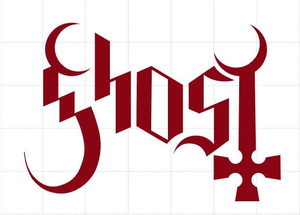 Ghost Band Logo Decal Sticker Ghost BC Nameless Ghoul - Etsy UK
