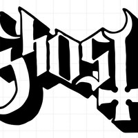 Ghost Band Logo Decal Sticker Ghost BC Nameless Ghoul - Etsy UK