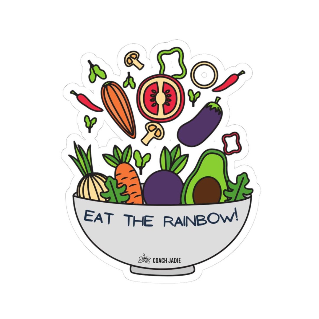 Vibrant Vegetable Vinyl Sticker: Laptop, Journal, Vegan Decor - Etsy