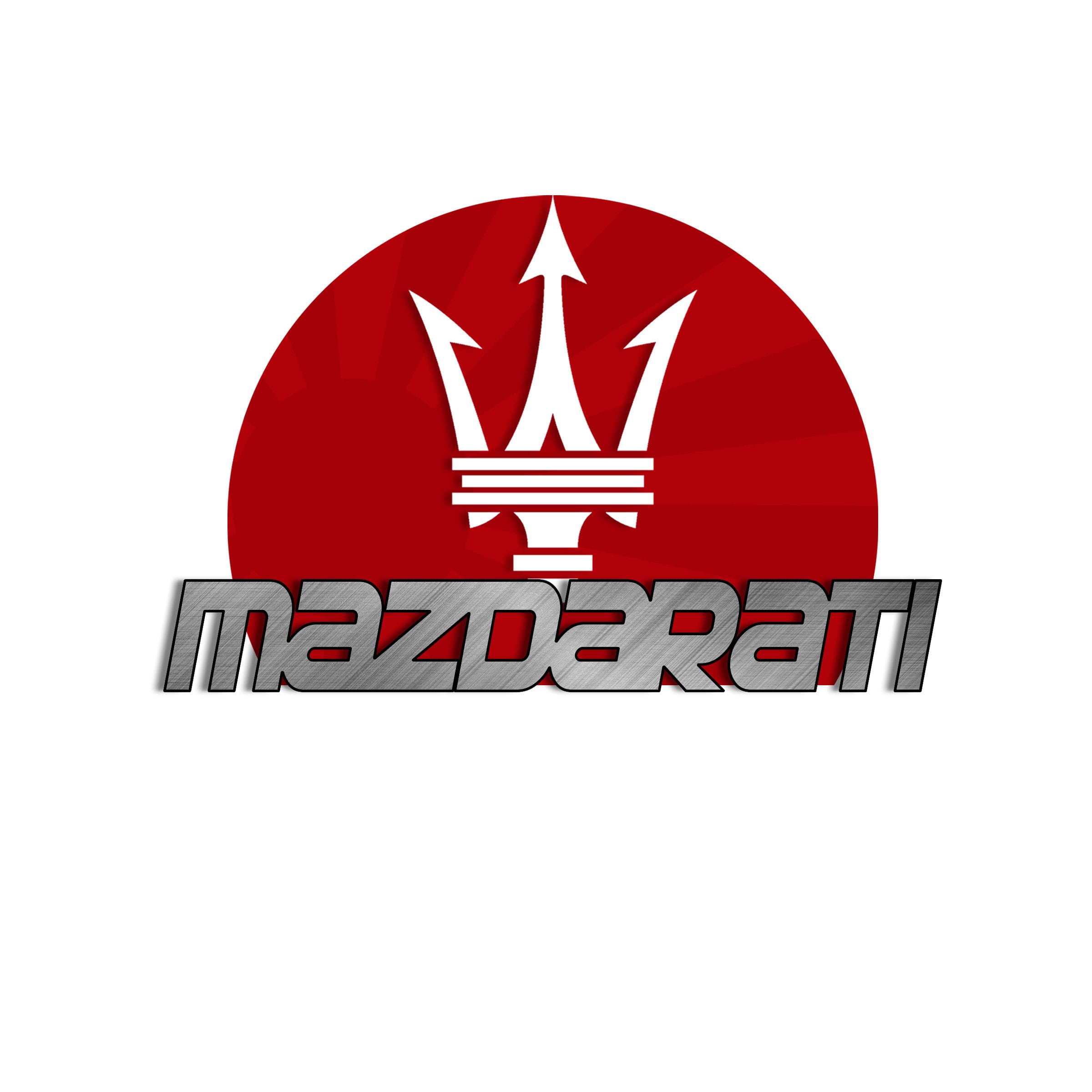 Mazdarati - Diecut Mazda Maserati Decal Updated - Etsy
