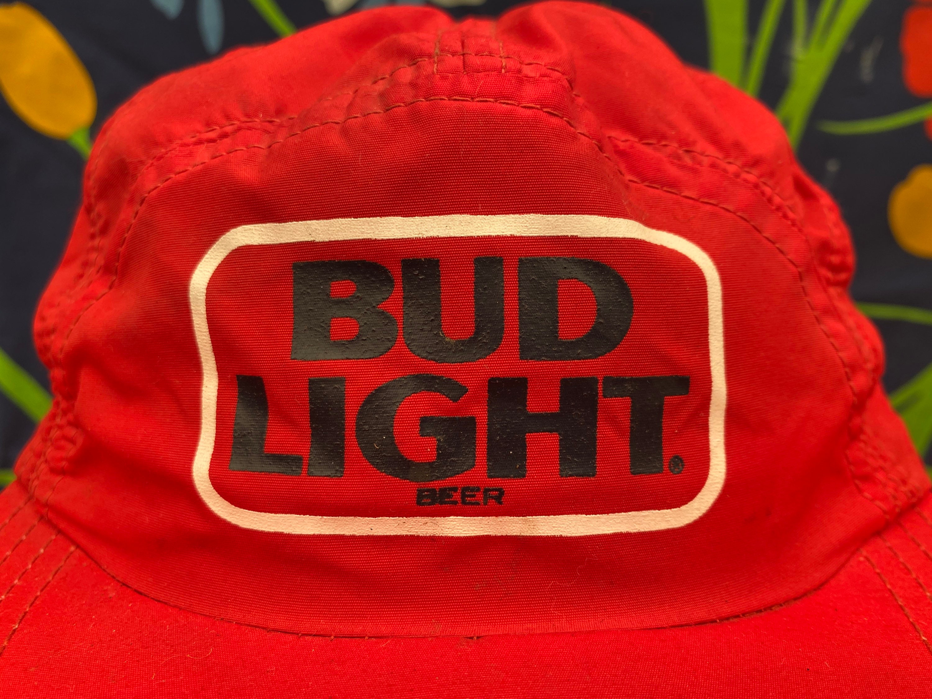 Vintage 80s Bud Light Budweiser Panel Hat Baseball Hat Five Panel Hat ...