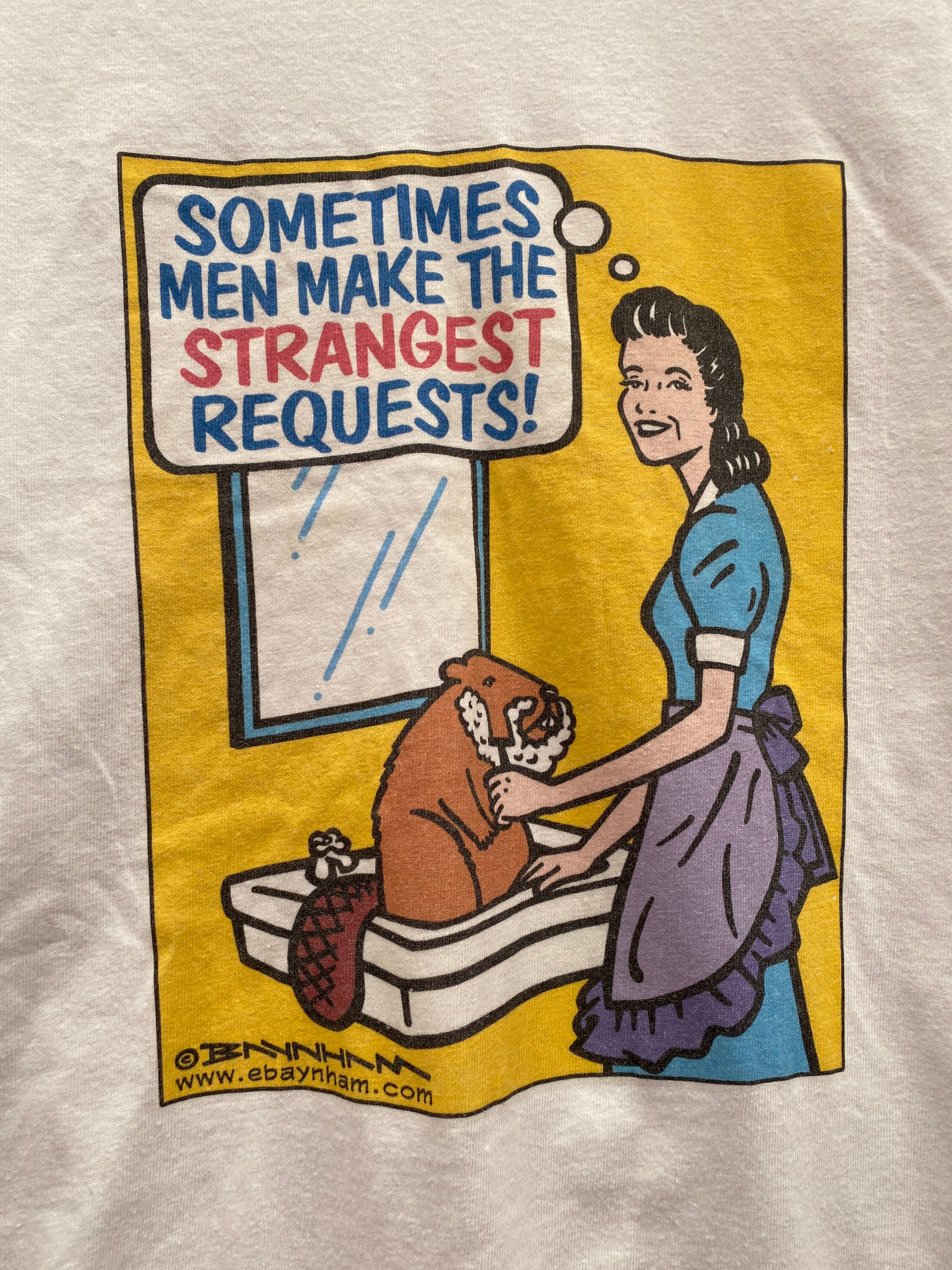 Vintage, Not a Single Stitch, Graphic T-shirt With Cartoon, Graphic ...