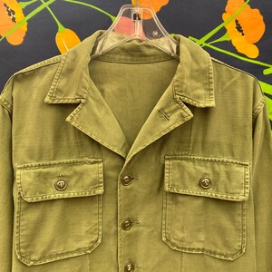 Vintage WW2 Military Button up Jacket, Army Jacket, Vietnam Jacket ...