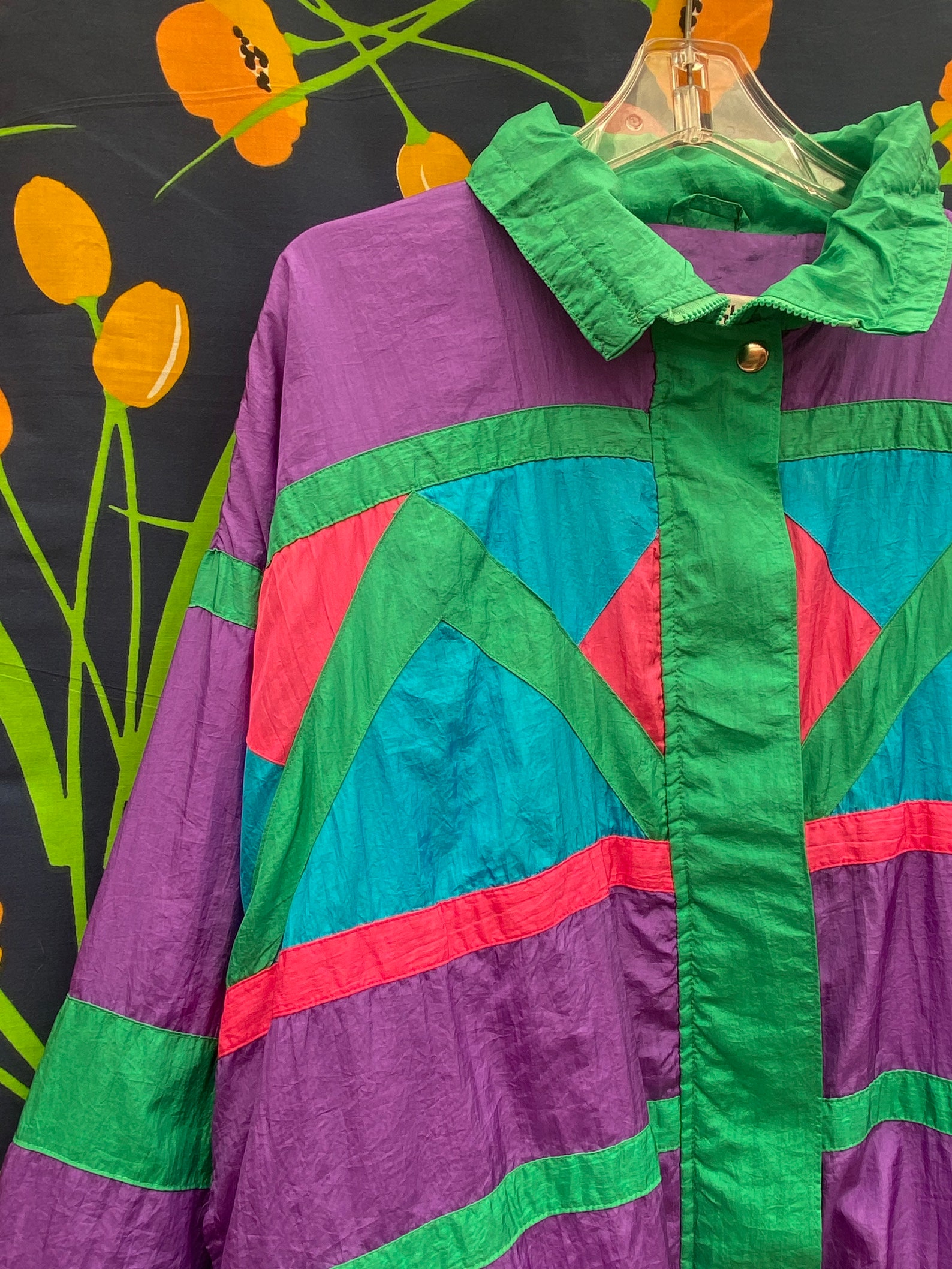 Vintage Neon 80s Windbreaker Jacket, Ski Jacket, Snowboard Jacket - Etsy