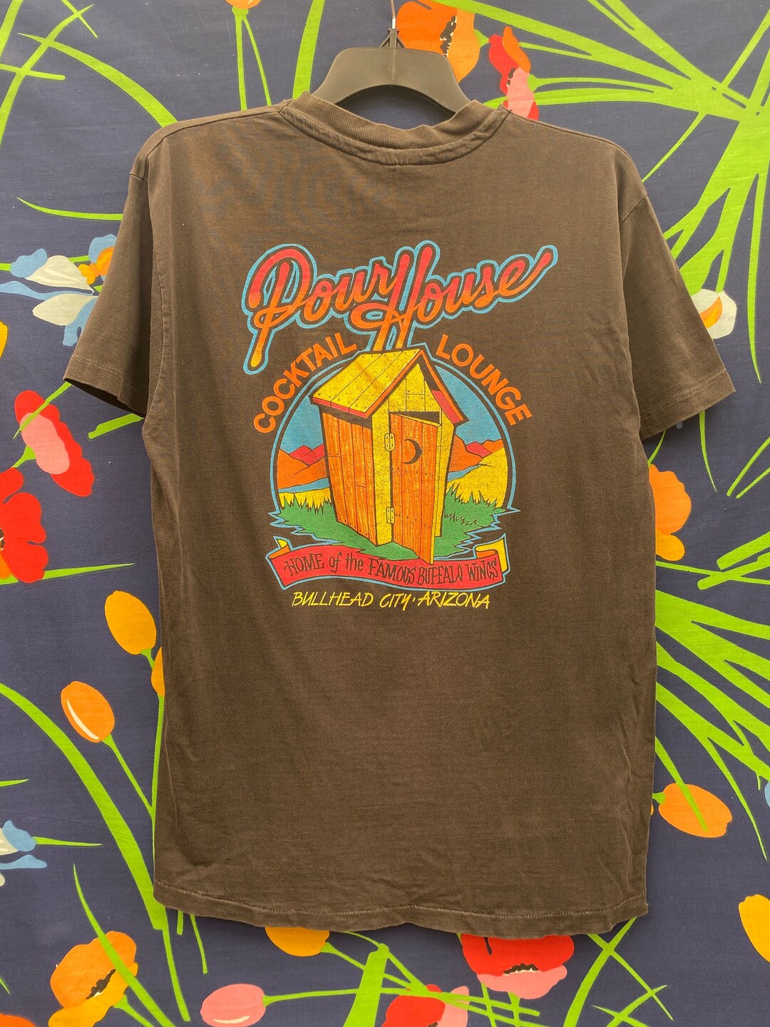 Vintage Single Stitch T-shirt From 80s Saloon Shirt - Etsy