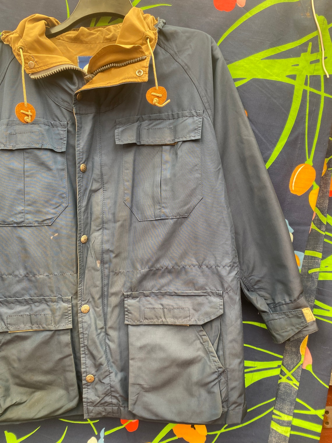 Vintage 90s Sierra Designs Jacket 60/40 Hoodie Parka Rain Mountain ...