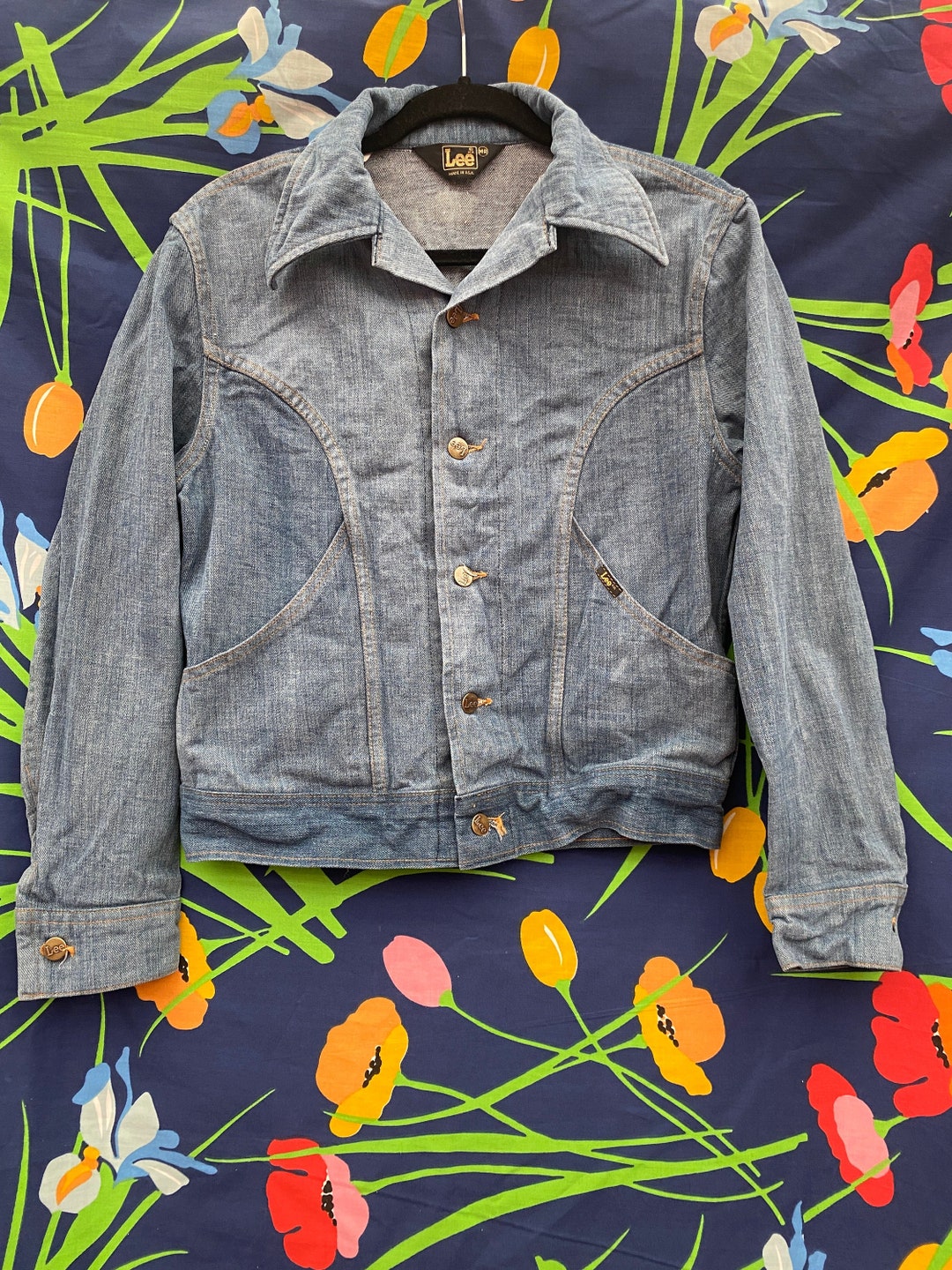Vintage 60s or 70s Denim Jacket From Lee Jean Jacket - Etsy