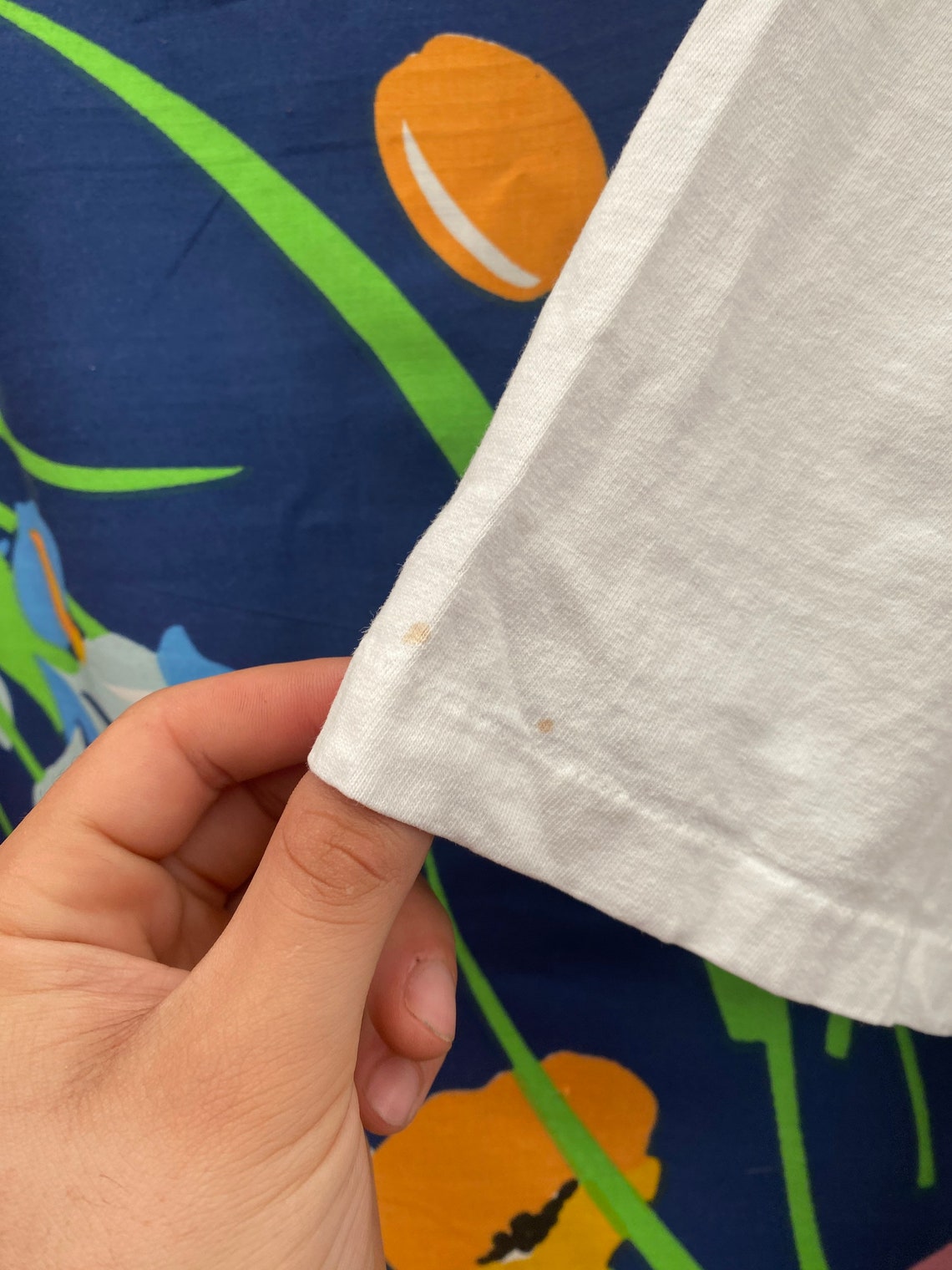 Vintage 80s Single Stitch T-shirt With Neon Colors Vacation Shirt - Etsy