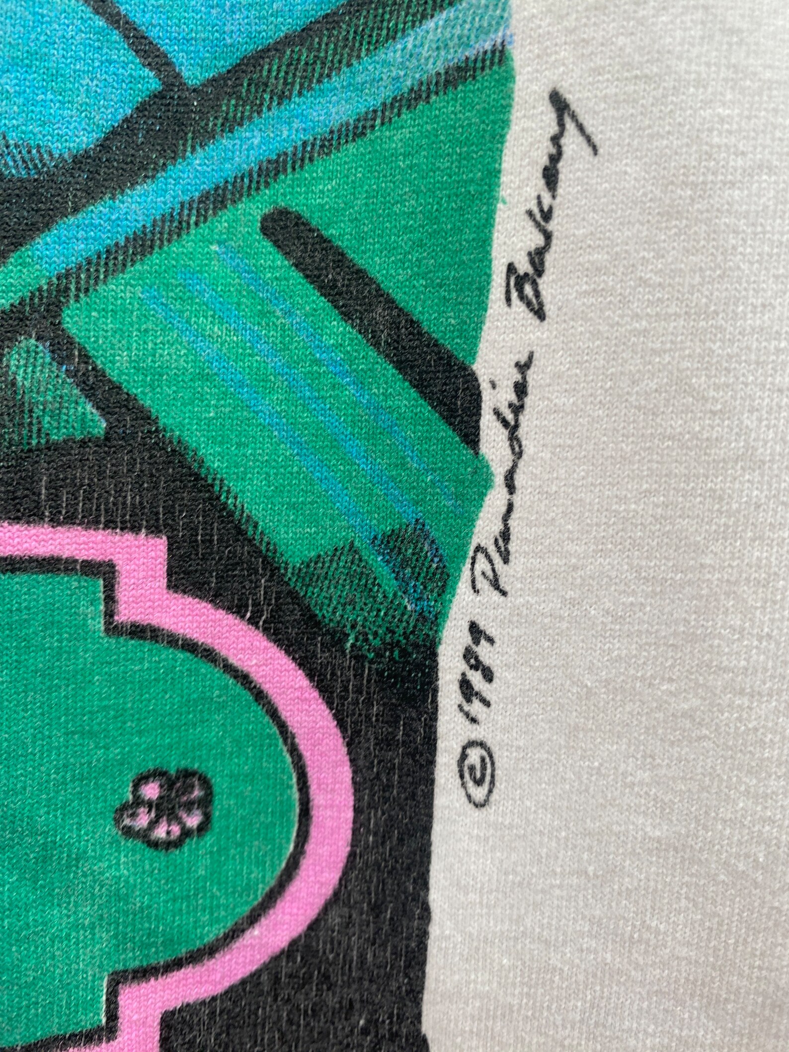 Vintage 80s Single Stitch T-shirt With Neon Colors Vacation Shirt - Etsy