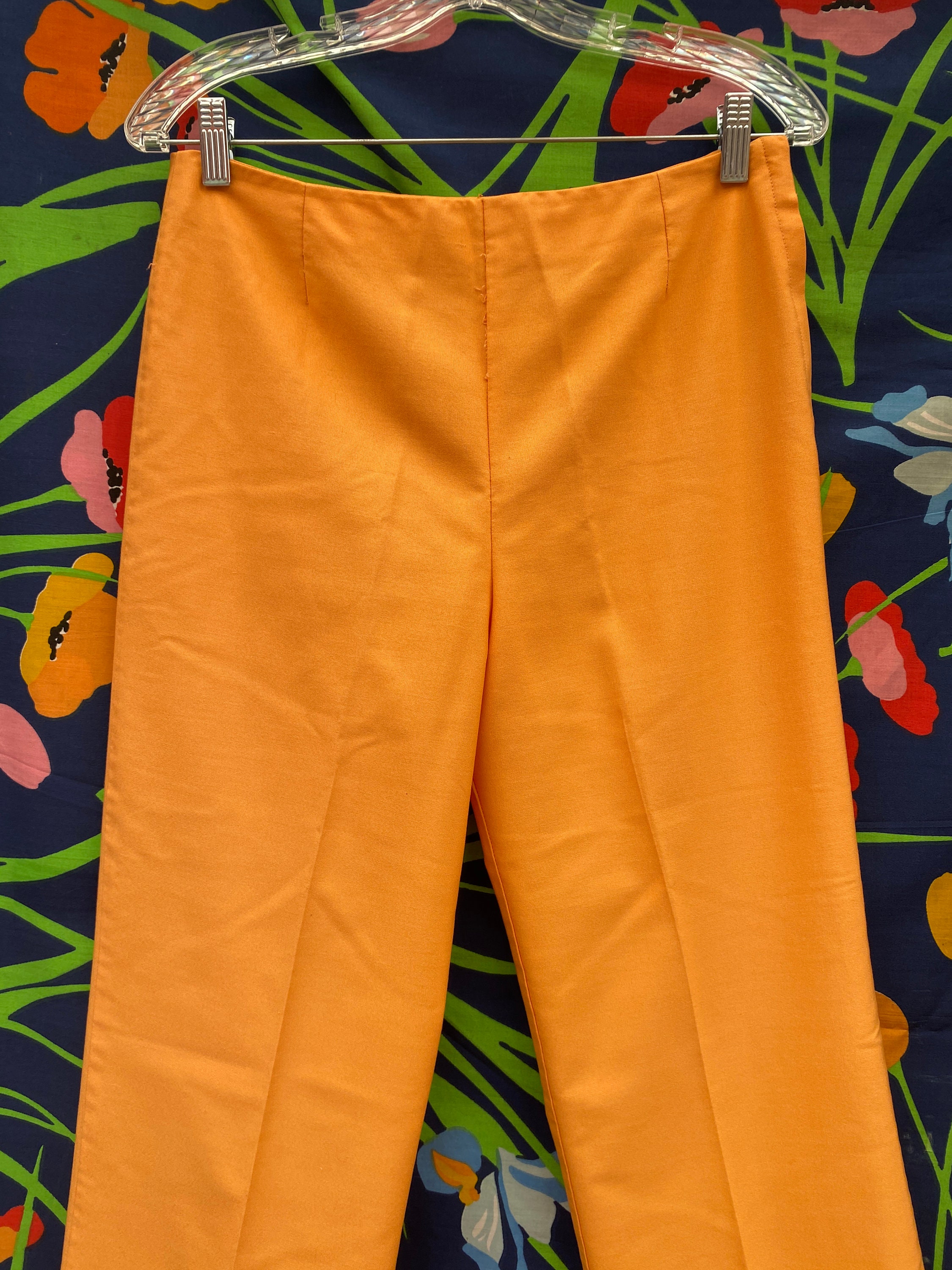 Vintage Bend Over Pleated Pants W Sherbet Orange Pants - Etsy