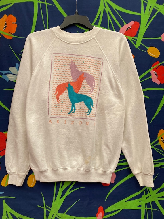 vintage wolf sweatshirt with - Gem