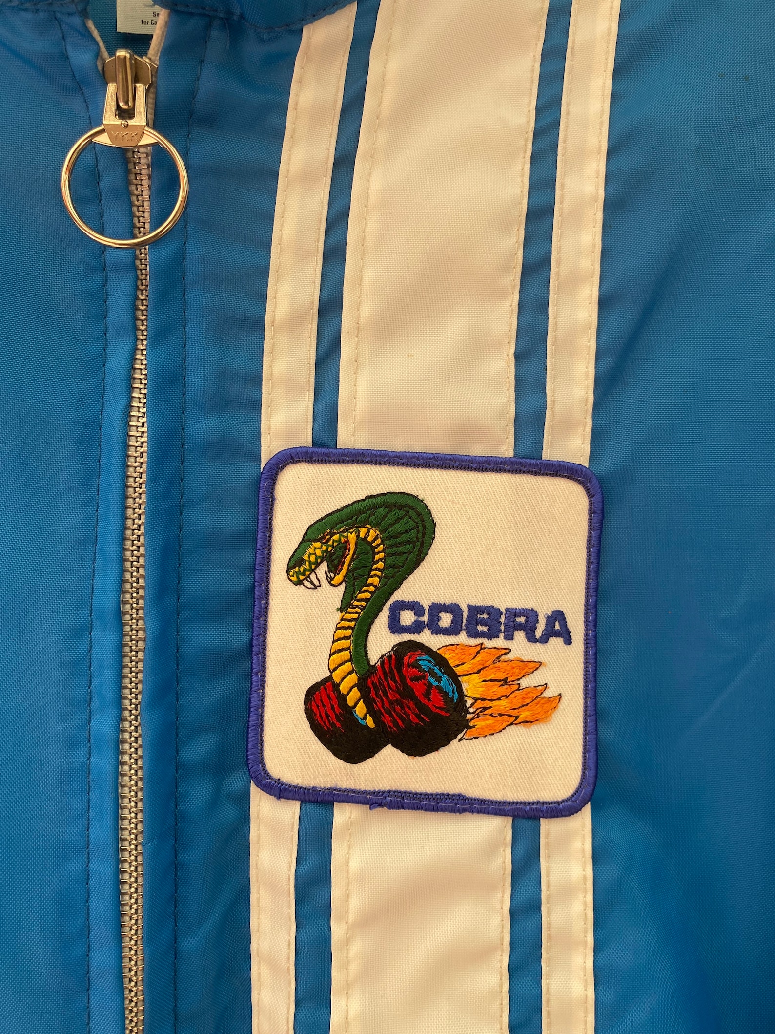 Vintage Ford Cobra Racing Jacket From 70s W/ Custom Embroidery on Back ...