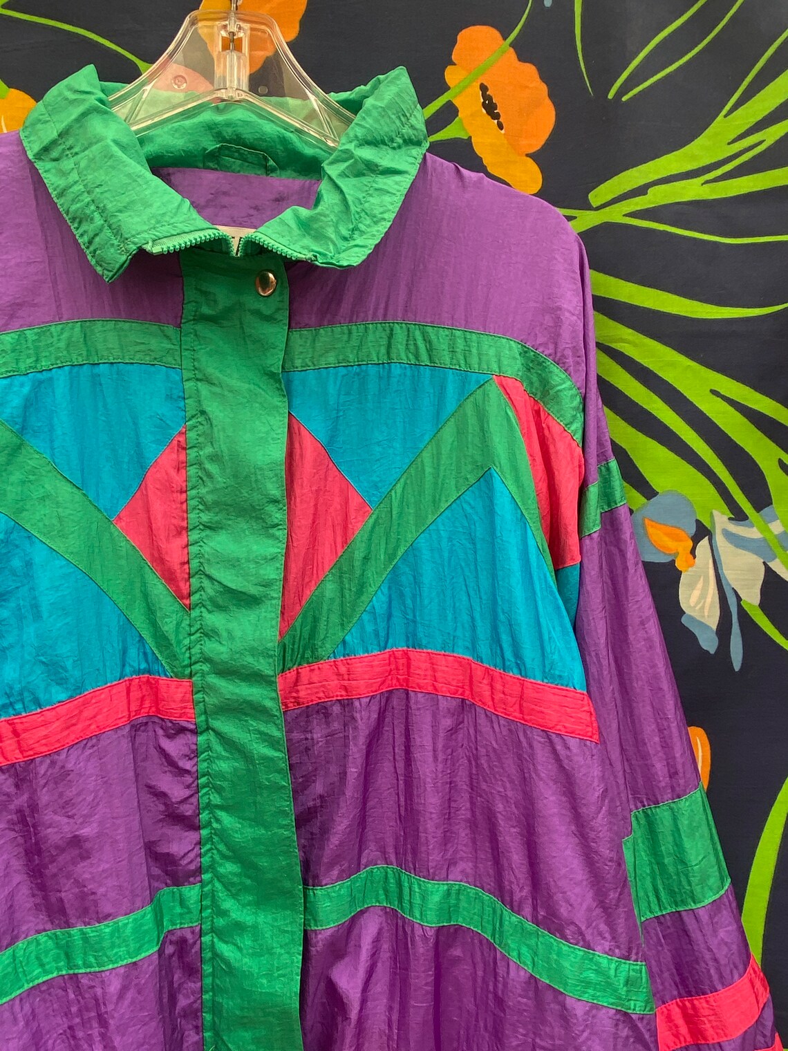 Vintage Neon 80s Windbreaker Jacket, Ski Jacket, Snowboard Jacket - Etsy