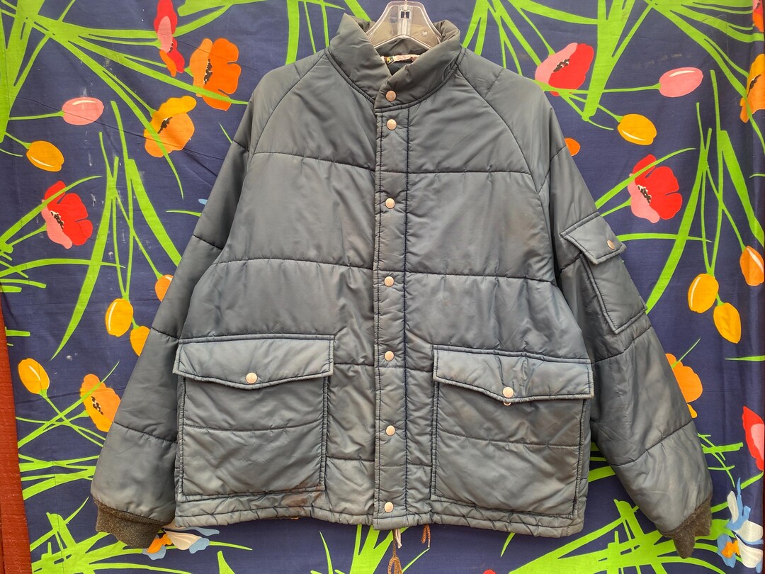 Vintage Puffy Snow Jacket Puffer Ski Snowboard Jacket Windbreaker - Etsy