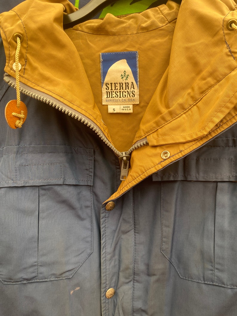 Vintage 90s Sierra Designs Jacket 60/40 Hoodie Parka Rain Mountain ...