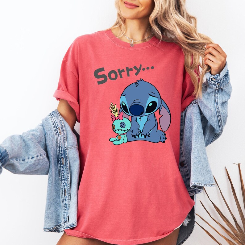 Stitch Sorry DTF Transfer Hot Peel | Apology Stitch Heat Press Design ...