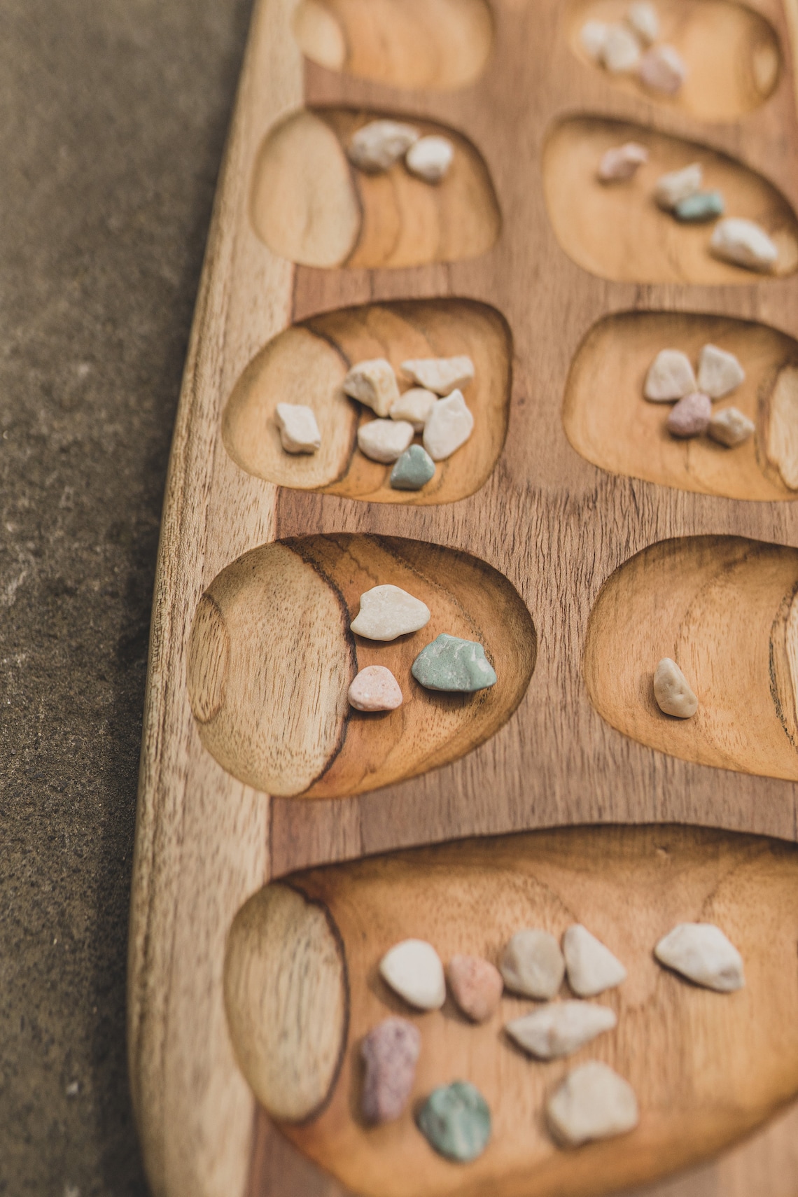 Mancala Large 80 Cm / Teak Wood Hand Carved Game / Bali / DEK ...