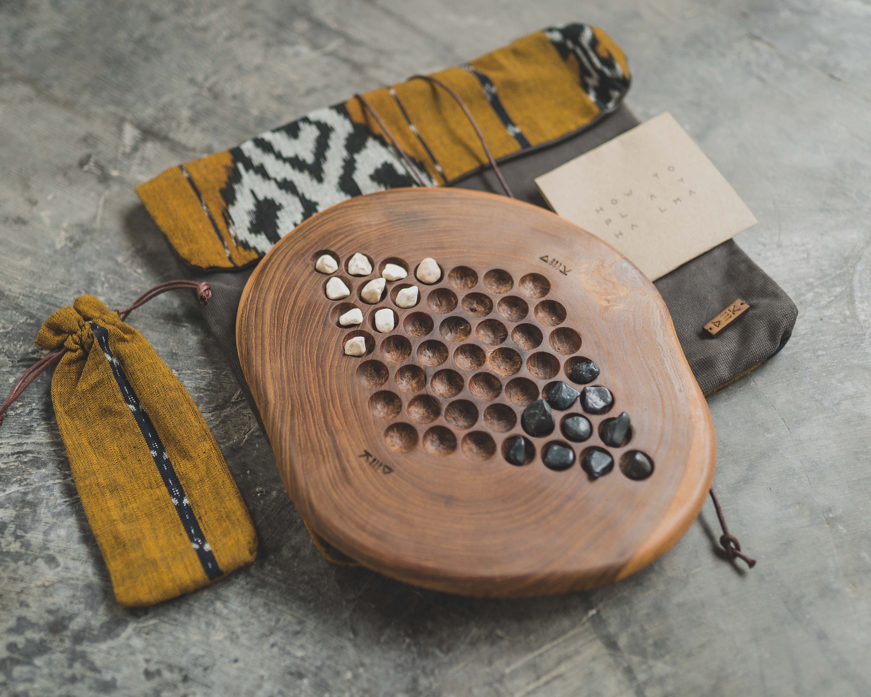 HALMA / Teak Wood Hand Carved Game / Bali - Etsy