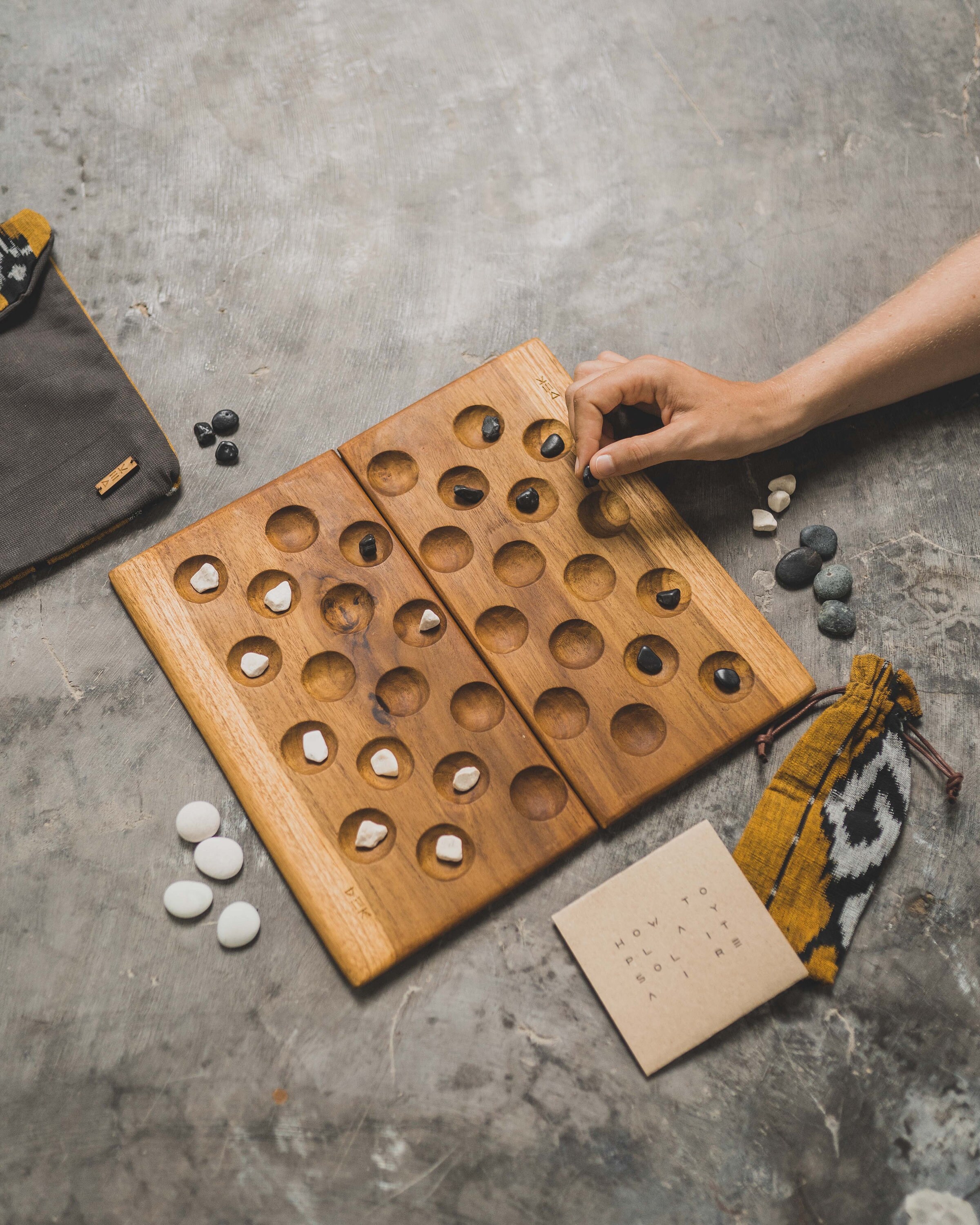 CHECKERS / Teak Wood Hand Carved Game / Bali / DEK Boardgames - Etsy