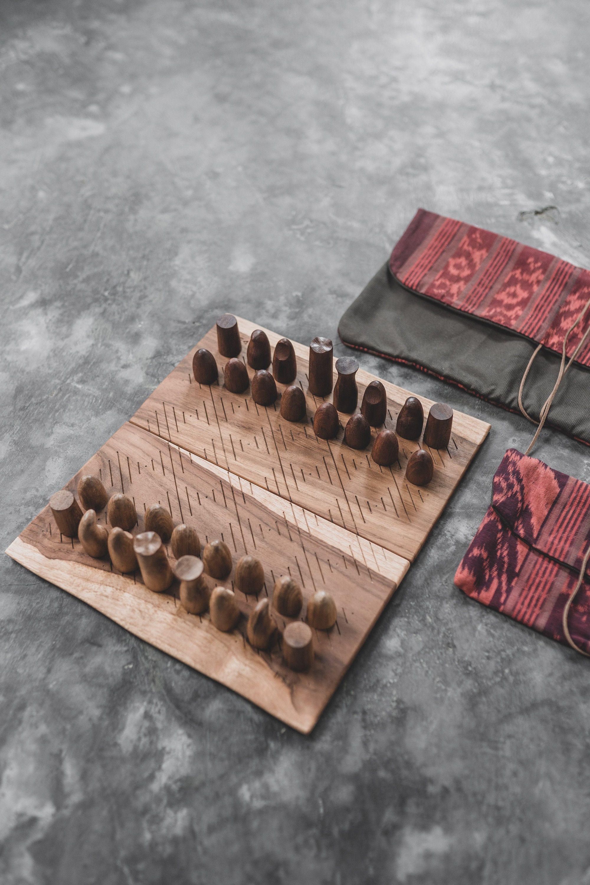 CHESS / Teak Wood Hand Carved Game / Bali - Etsy