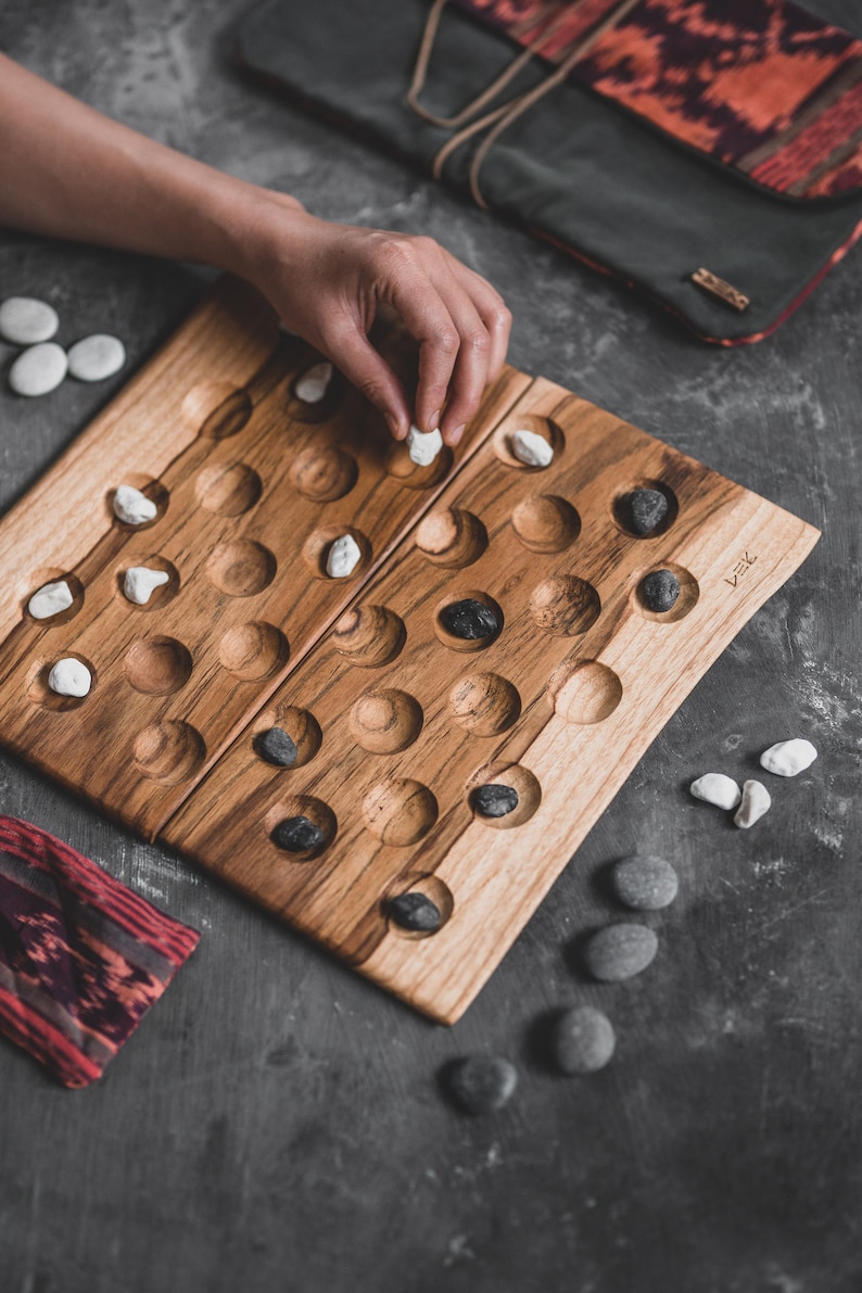 CHECKERS / Teak Wood Hand Carved Game / Bali / DEK Boardgames - Etsy