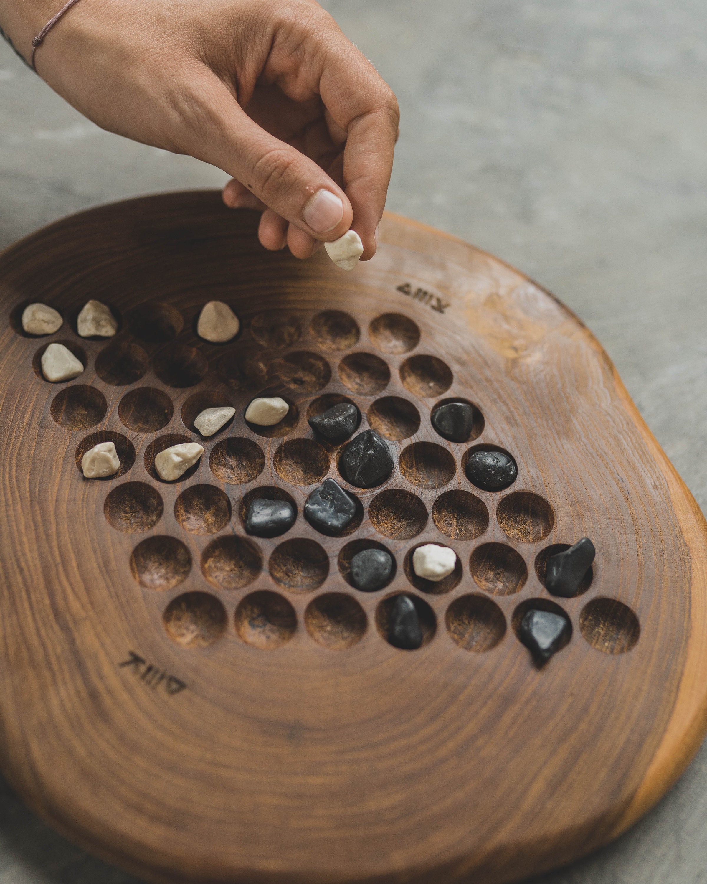 HALMA / Teak Wood Hand Carved Game / Bali - Etsy