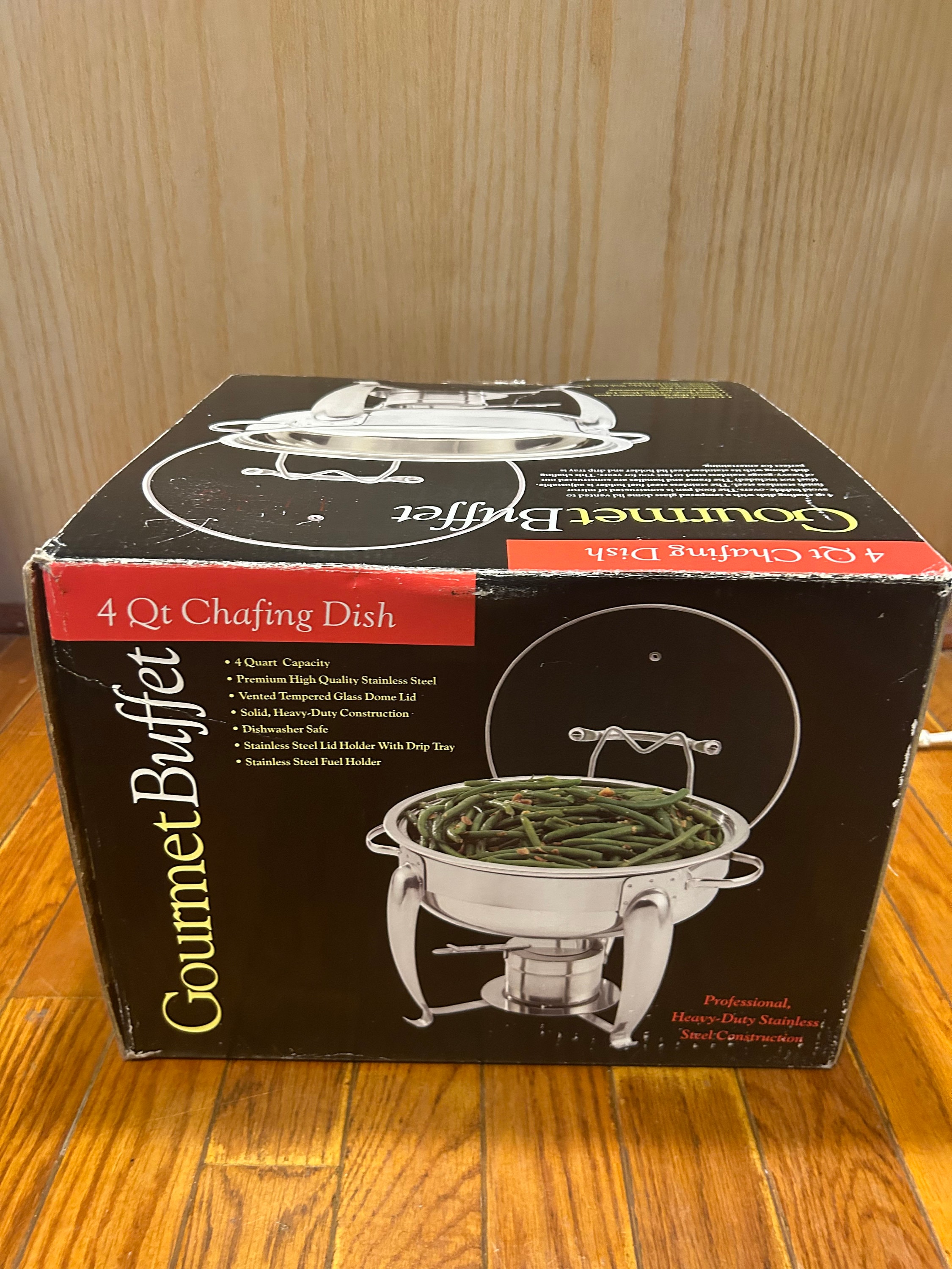 Gourmet Buffet 4 Quart Chafing Dish, Professional Heavy Duty Stainless ...