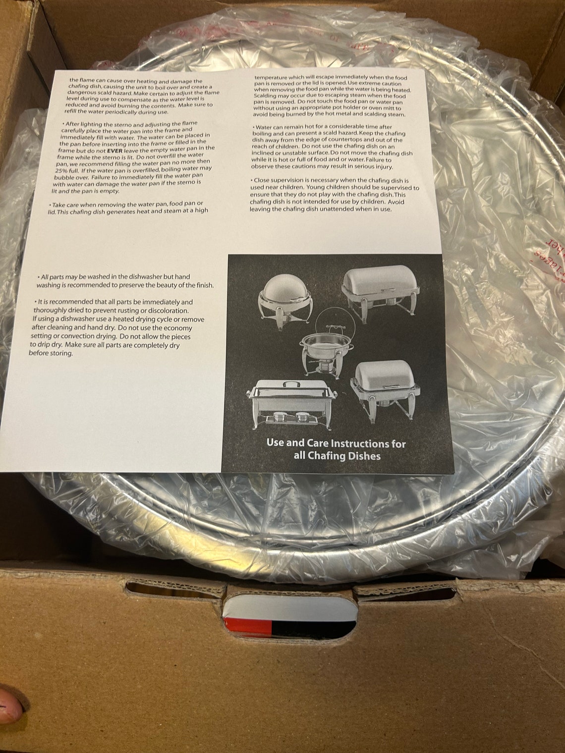 Gourmet Buffet 4 Quart Chafing Dish, Professional Heavy Duty Stainless ...