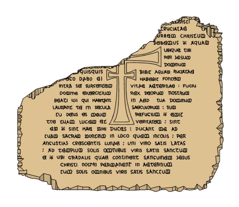 Sandstone Grail Tablet From Indiana Jones and the Last Crusade - Etsy