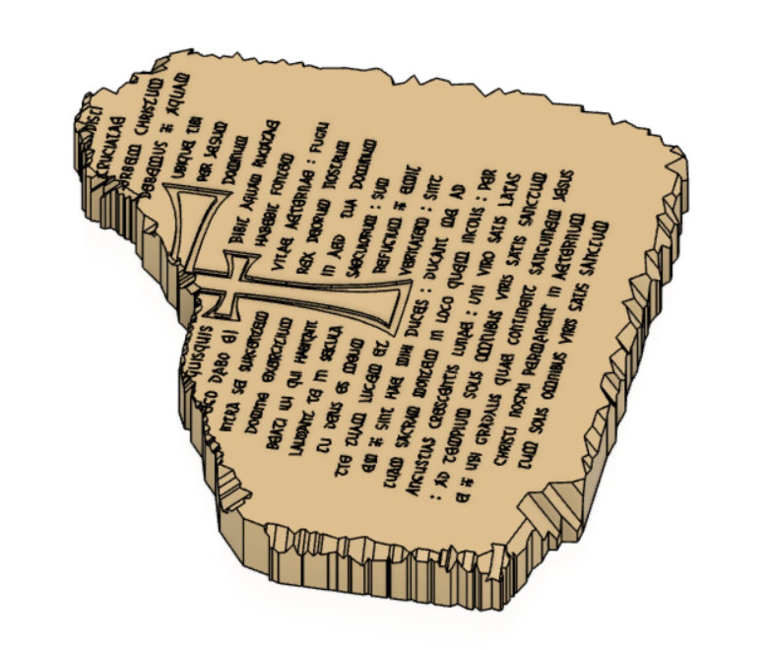 Sandstone Grail Tablet From Indiana Jones and the Last Crusade - Etsy