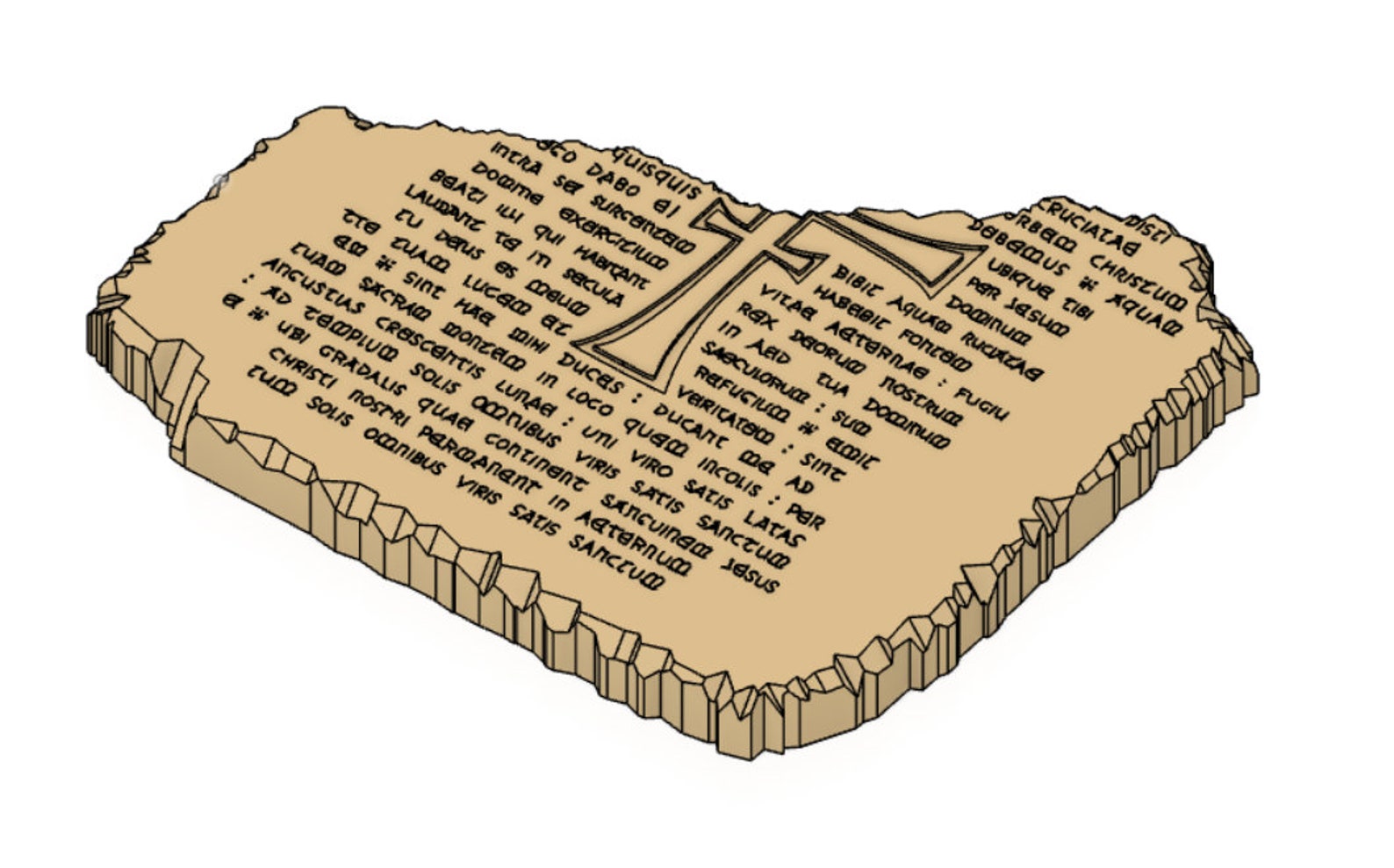 Sandstone Grail Tablet From Indiana Jones and the Last Crusade - Etsy