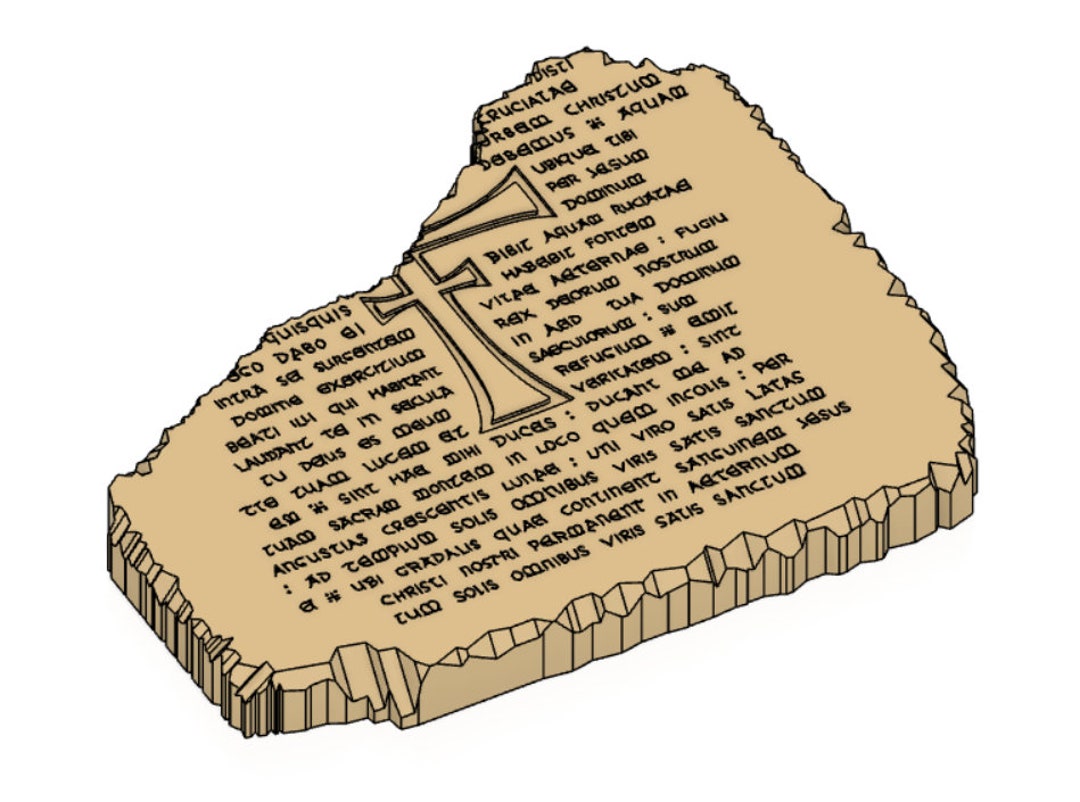 Sandstone Grail Tablet From Indiana Jones and the Last Crusade - Etsy