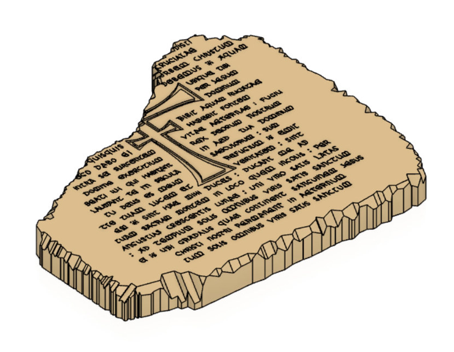 Sandstone Grail Tablet From Indiana Jones and the Last Crusade - Etsy