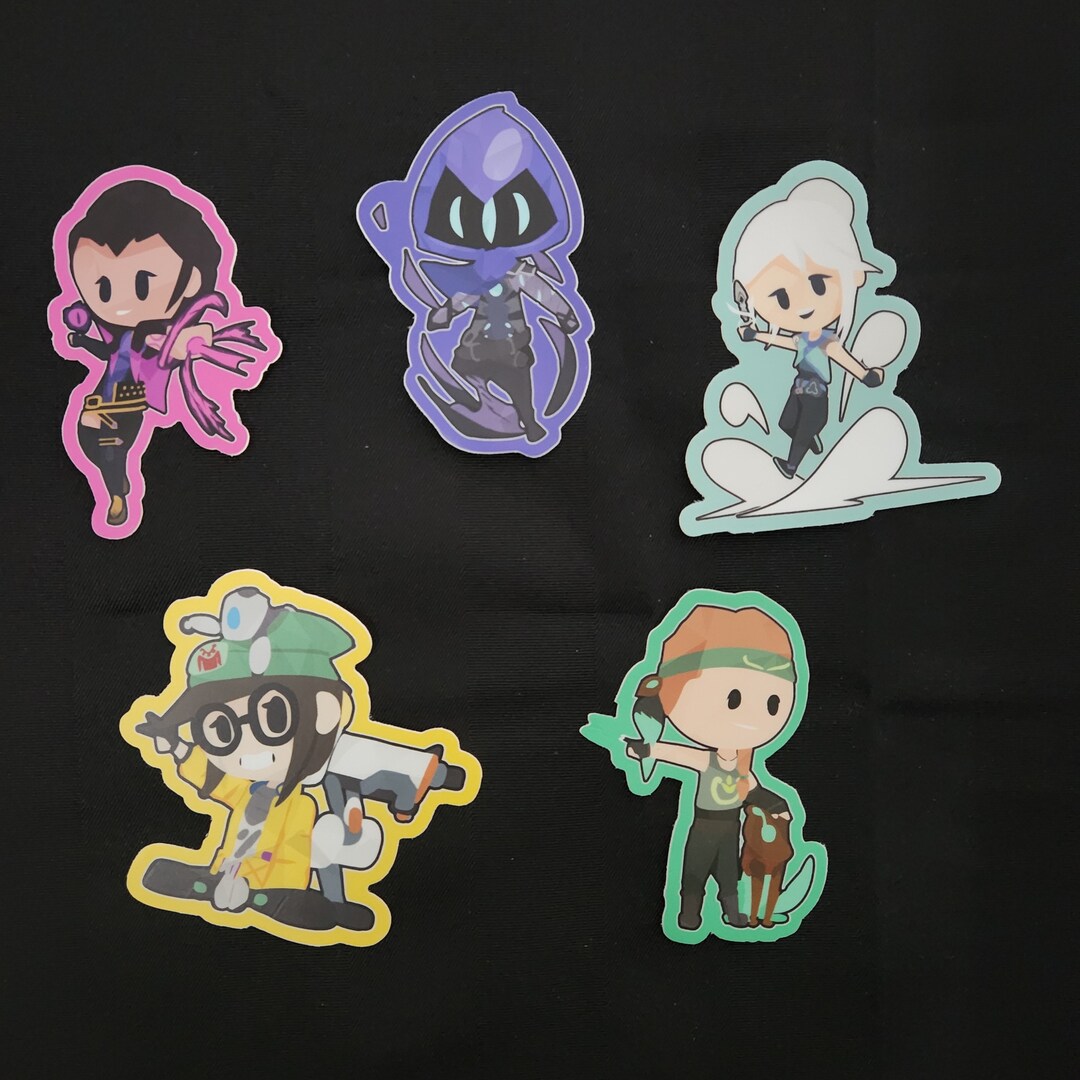 Valorant Agent Stickers! Set A - Etsy