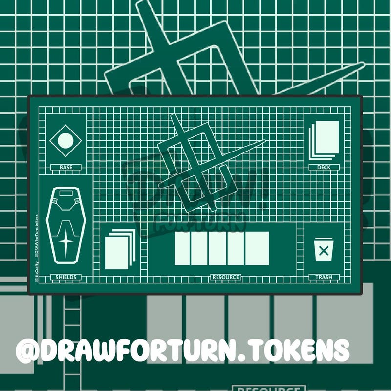 Cloth Play Mat Card Game - Etsy UK