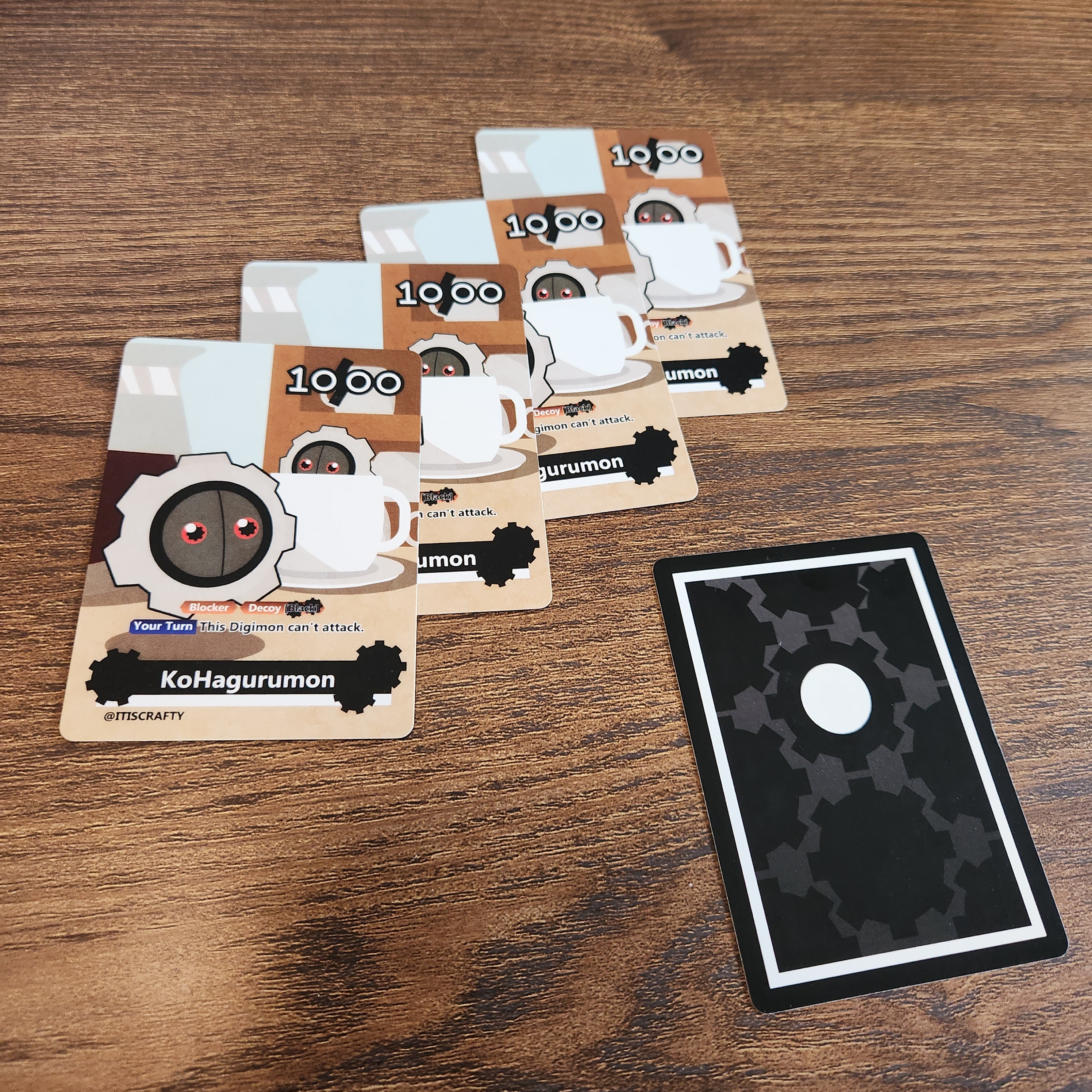 Digimon Kohagurumon Tokens 4 Copies - Etsy