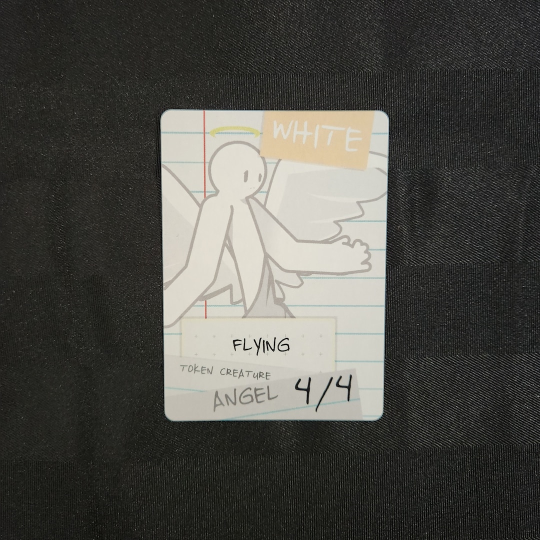 MTG Token - Angel (DOODLE SERIES) 4 Copies - Etsy