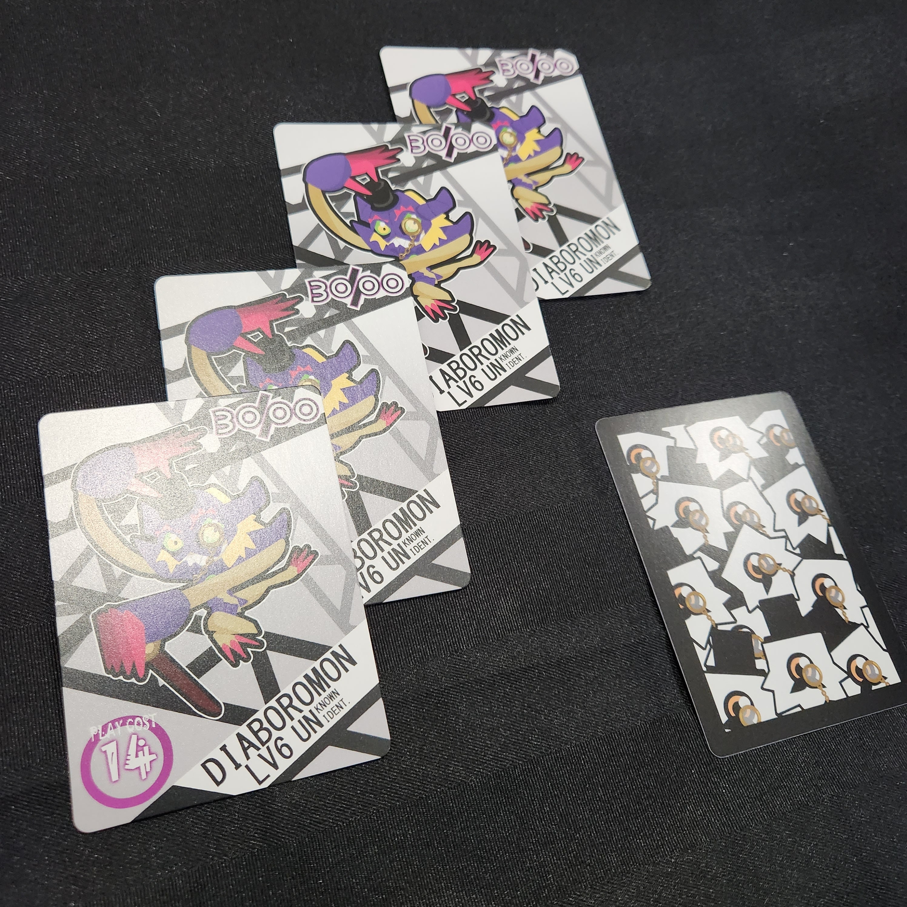 Digimon Diaboromon Tokens 4 Copies - Etsy